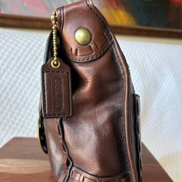 Coach | Bags | Coach Bleecker Leather Shoulder Bag Brown Saddle | Poshmark